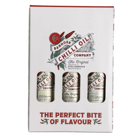 Banhoek Chilli Oil Trio Gift Set – The Savanna