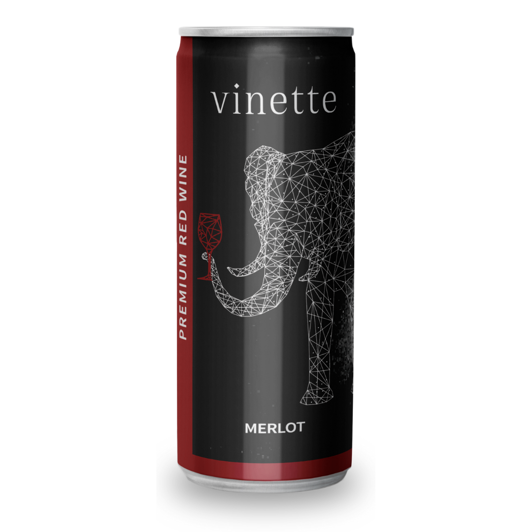 Vinette Merlot Can 250ml – The Savanna