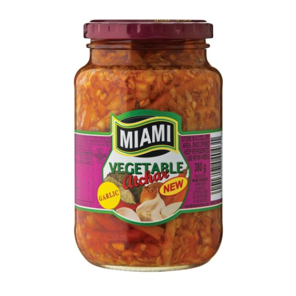 Miami Vegetable Atchar Garlic 380g – The Savanna