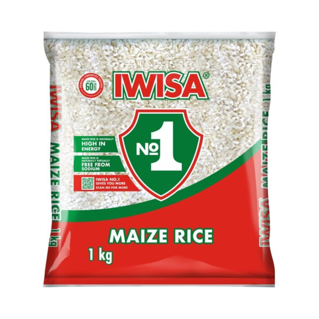 Iwisa Maize Rice 1kg – The Savanna
