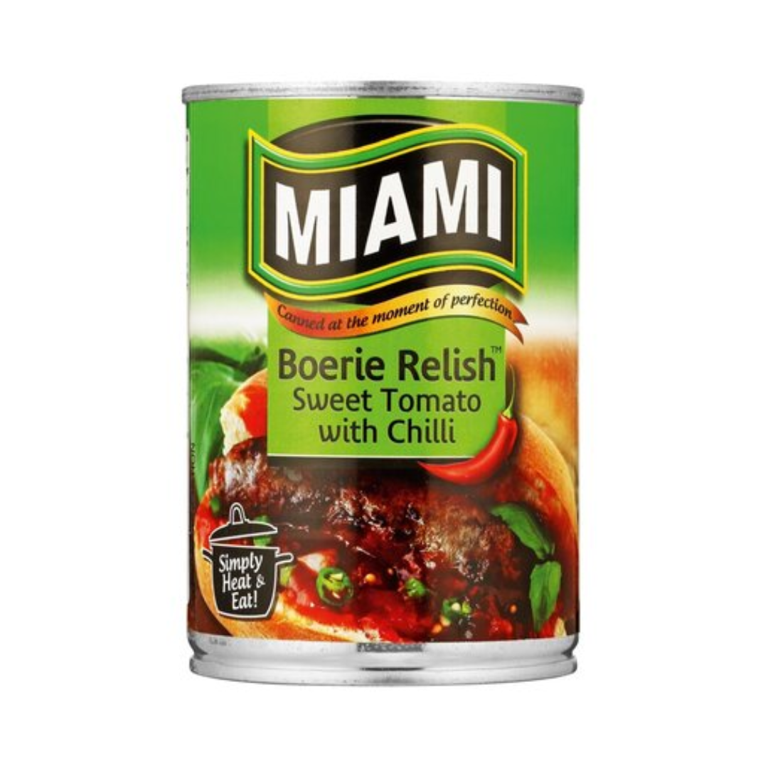 Miami Boerie Relish w/chilli 450g – The Savanna