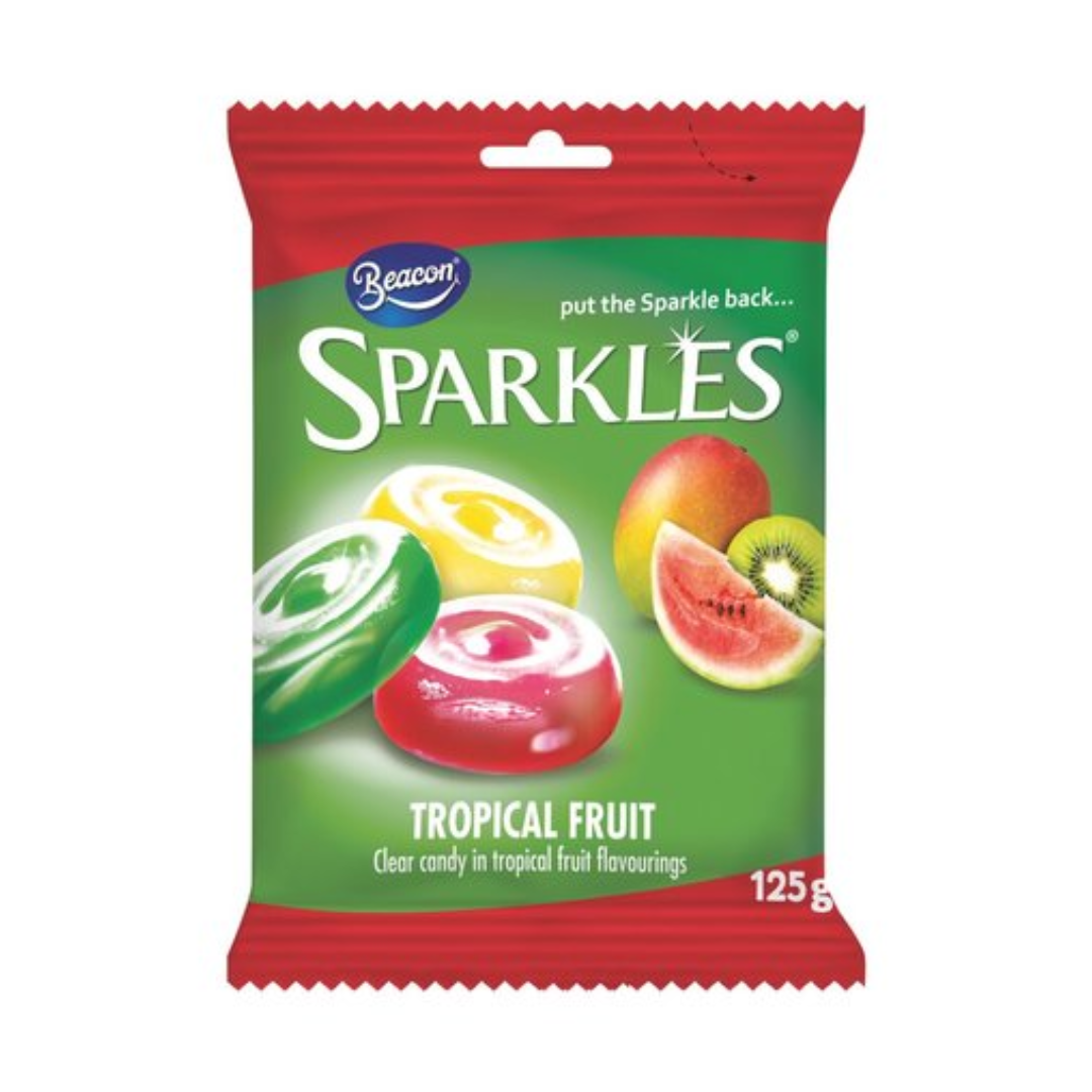 Beacon Sparkles Tropical Fruit 125g – The Savanna