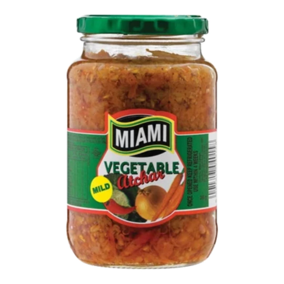 Miami Vegetable Atchar Mild 380g – The Savanna