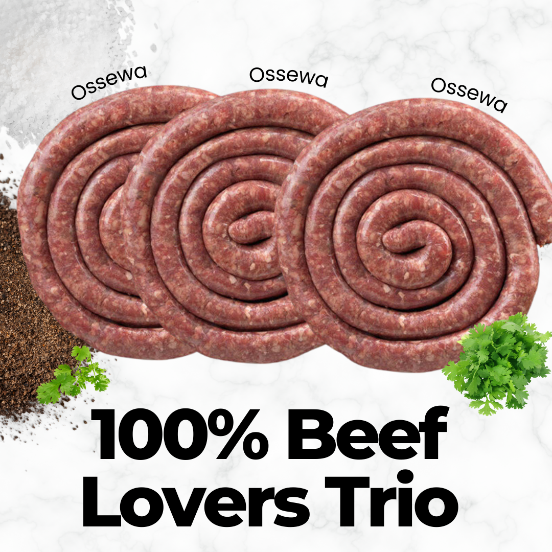 100% Beef Boerewors Trio – The Savanna