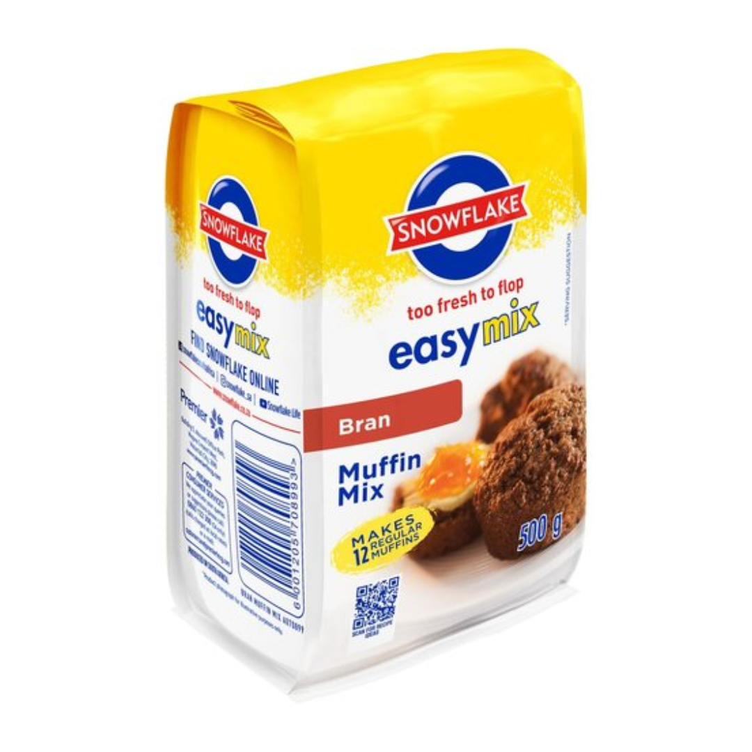 Snowflake Bran Muffin Mix 500g – The Savanna