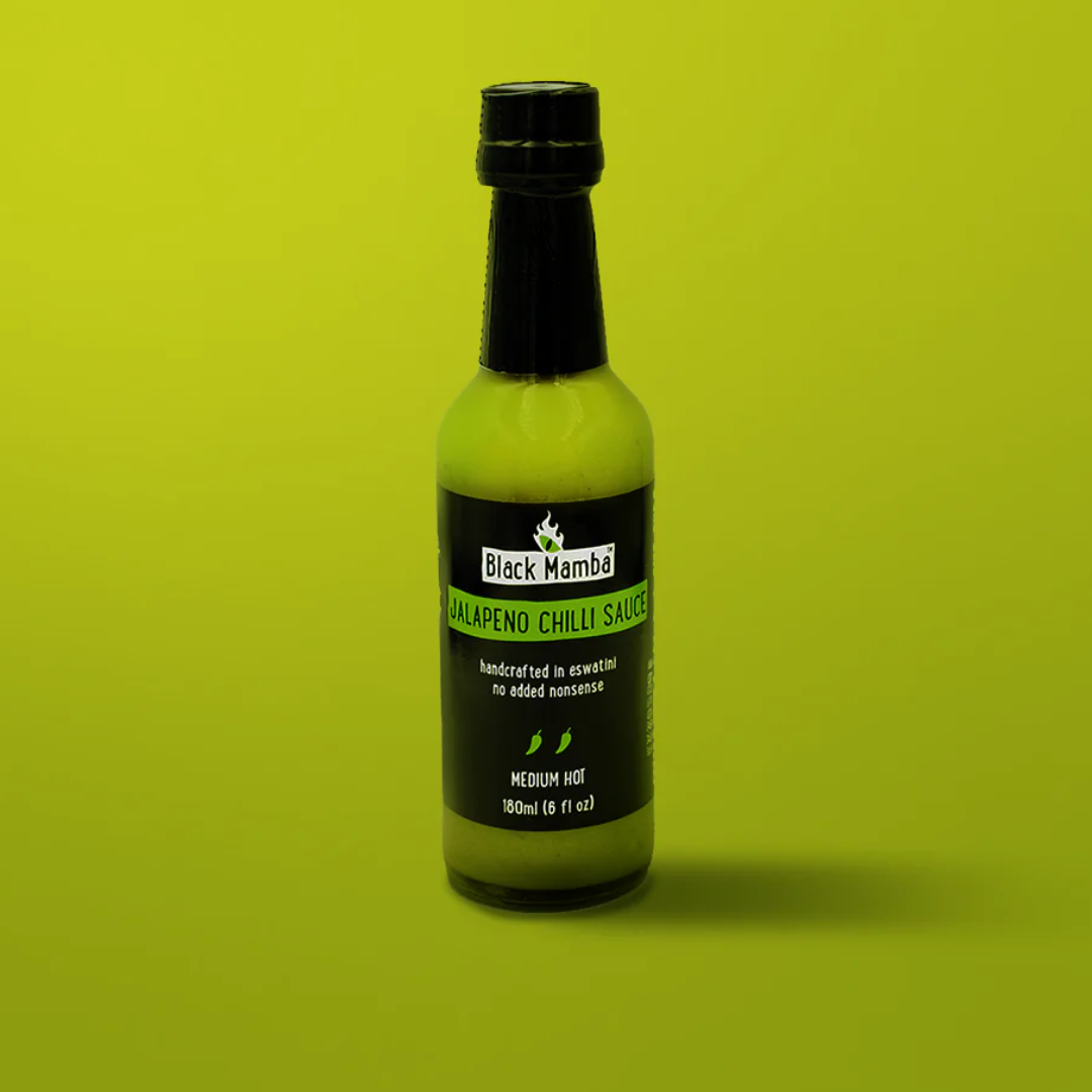 Black Mamba Jalapeno Chilli Sauce 180ml – The Savanna