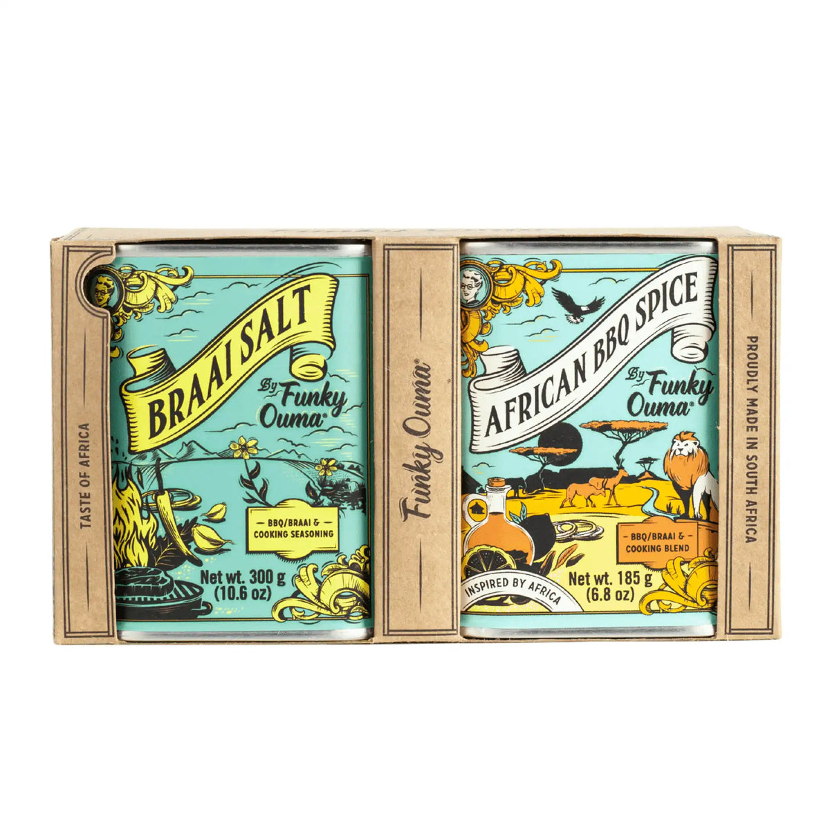 Funky Ouma Taste Of Africa Tin Gift Pack – The Savanna