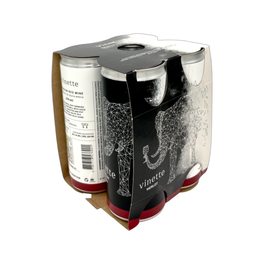 Vinette Merlot Can 250ml – The Savanna