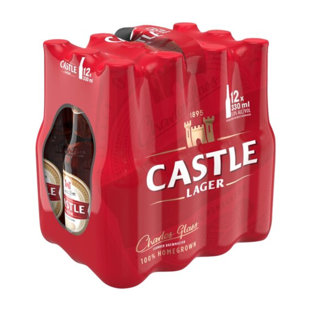 Castle Lager Bottle 330ml – The Savanna