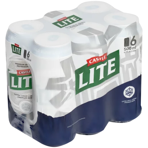 Castle Lite Can 500ml – The Savanna