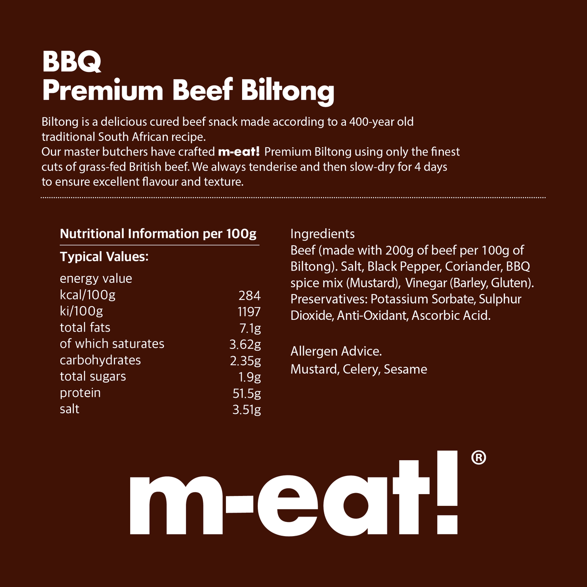 m-eat! Beef Biltong BBQ – The Savanna
