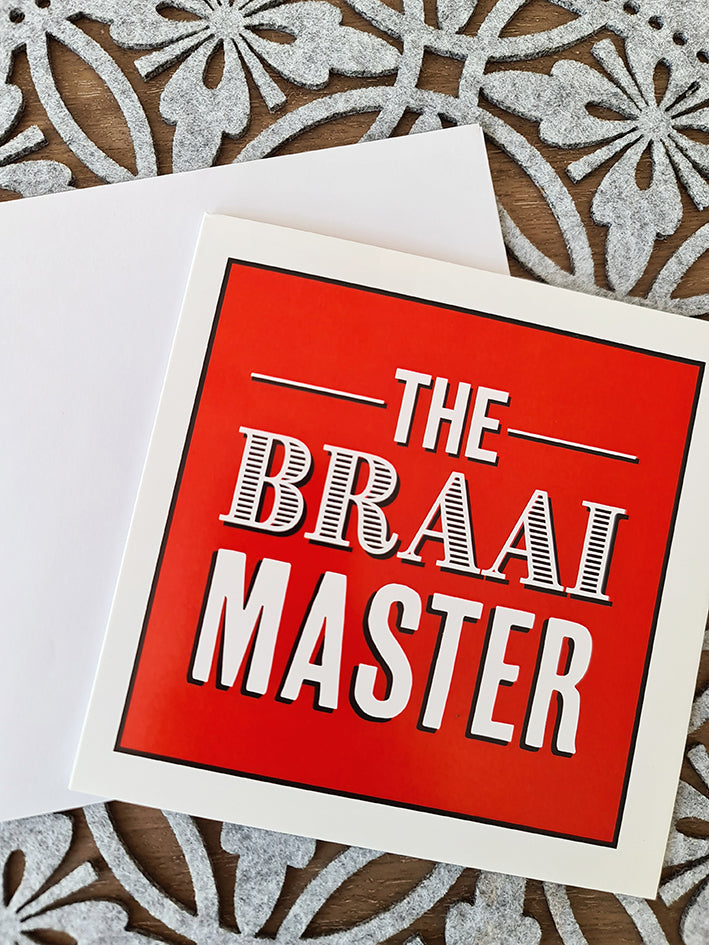 Braai Master Greeting Card – The Savanna