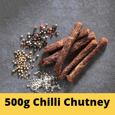 Chilli Chutney Droëwors 500g – The Savanna