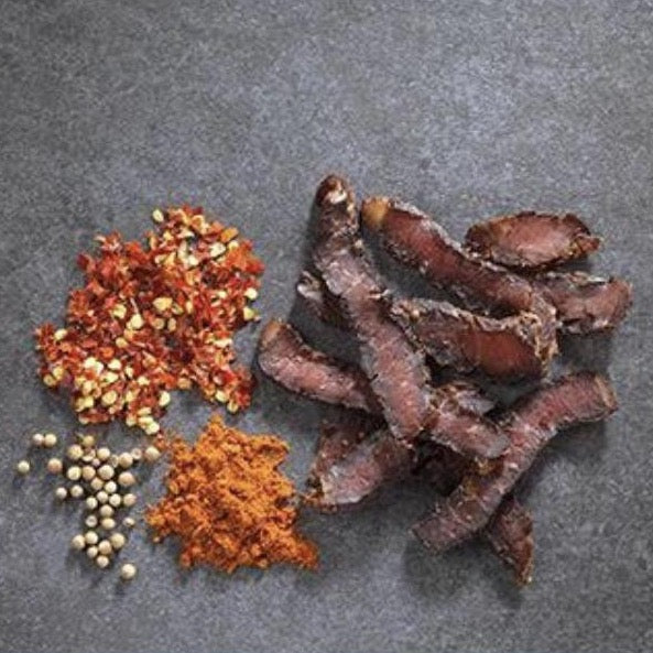 Chilli Chutney Beef Biltong 500g – The Savanna